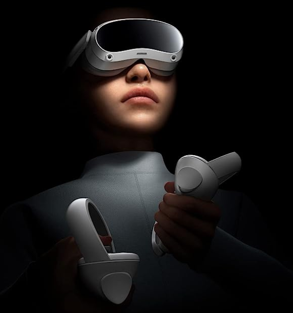 Buy PICO 4 All-in-One VR Headset 128GB, 300g weight, 4K + super vision ...